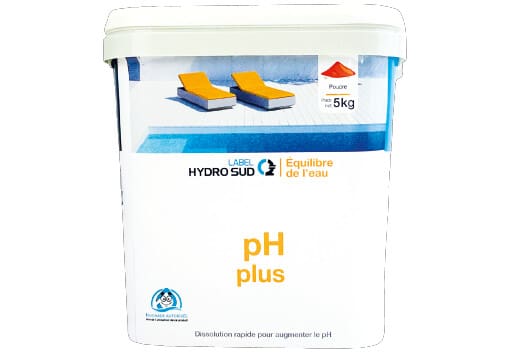 pH plus (poudre) - 5kg - LABEL HYDROSUD - Piscines HydroSud